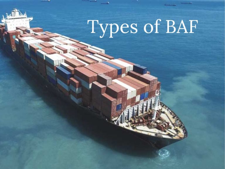 What are BAF and CAF in shipping?